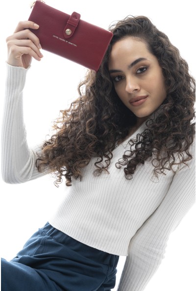 United Colors Of Benetton Benetton Kadın Cüzdan Kırmızı BNT545