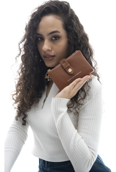 United Colors Of Benetton Benetton Kadın Cüzdan Taba BNT546