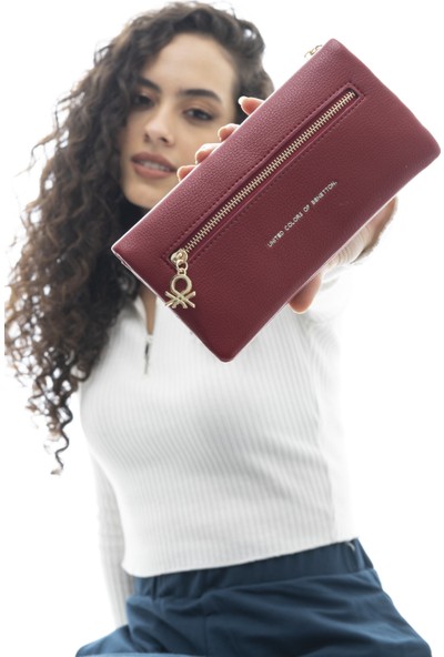 United Colors Of Benetton Benetton Kadın Cüzdan Kırmızı BNT550