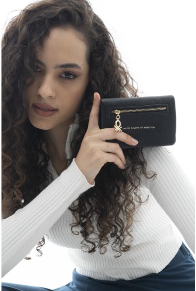 United Colors Of Benetton Benetton Kadın Cüzdan Siyah BNT549