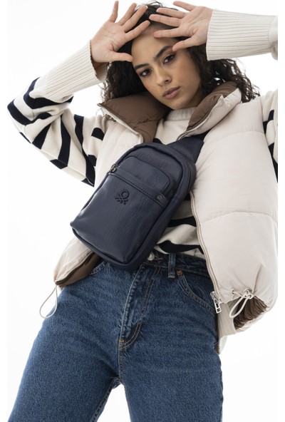 United Colors Of Benetton Benetton Kadın Vücut Çantası Lacivert BNT512