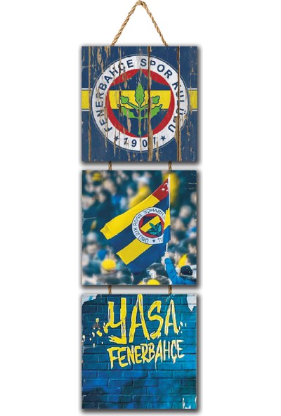 Syronix Mdf Ahşap 15 x 45 cm Üçlü Ipli Poster Fenerbahçe - 154500032 Syronix Mdf Ahşap 15 x 45 cm Üçlü Ipli Poster Fenerbahçe - 154500032