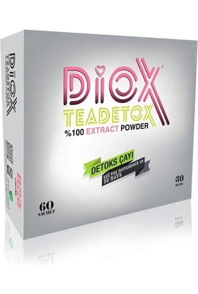 Diox Tea 60'lı Detoks Çayı 1 Aylık