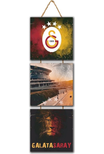 Syronix Mdf Ahşap 15 x 45 cm Üçlü İpli Poster Galatasaray 154500029 Syronix Mdf Ahşap 15 x 45 cm Üçlü İpli Poster Galatasaray 154500029