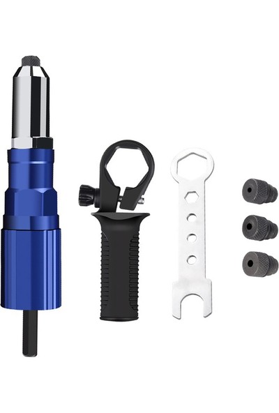 Shopfocus Elektrikli 2.4mm-4.8mm Perçinleme Somunu - Mavi (Yurt Dışından)