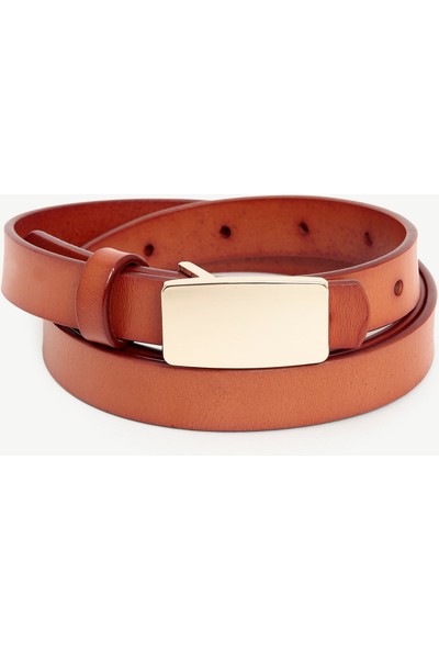 Yargıcı Metal Toka Detaylı Kemer