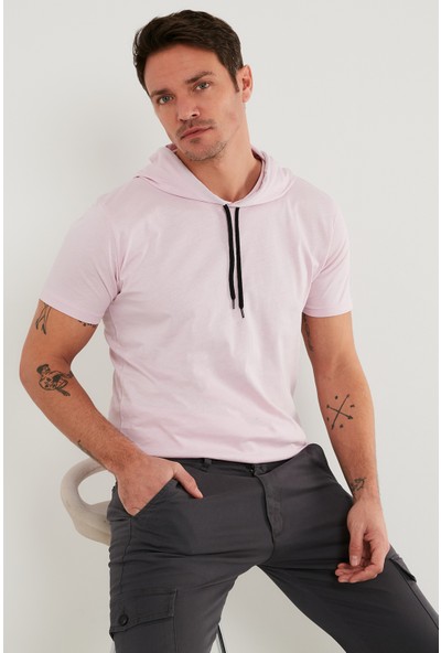 Buratti Kapüşonlu Slim Fit T Shirt Erkek T Shirt 5412021