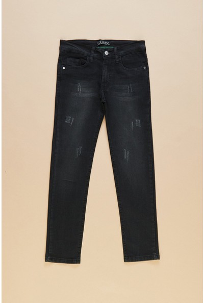 FullaModa Eskitme Görünümlü Genç Kot Pantolon