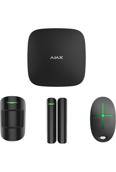Ajax Starter Kit Hub Kablosuz Alarm Kiti Siyah Ajax Starter Kit Hub Kablosuz Alarm Kiti Siyah