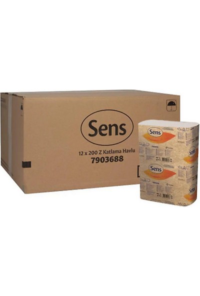Sens Z Katlamalı Havlu Kağıt 12 x 200'lü