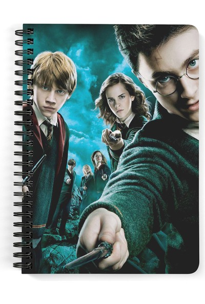 Astak Harry Potter Ahşap Kapaklı Mdf Defter DFT2609