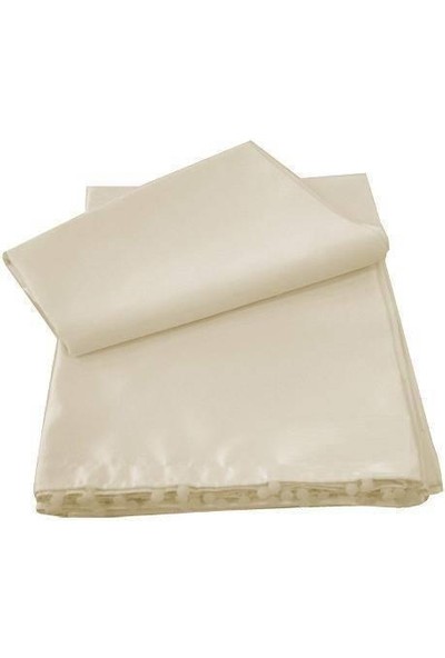 Akça Tekstil Krem Renk Saten Güneşlik 3*2 cm Akça Tekstil Krem Renk Saten Güneşlik 3*2 cm