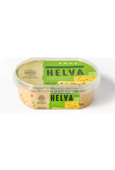 Servet Şekerleme Şeker Ilavesiz - Antep Fıstıklı Helva 400 gr