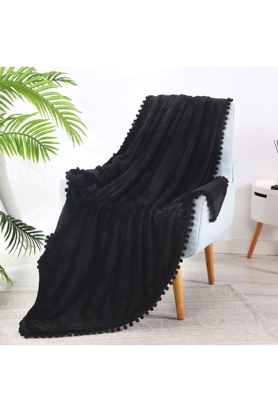 Wonderland Ponpon Püsküllü Battaniye (Yurt Dışından)