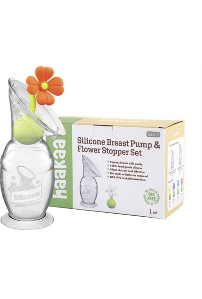 Haakaa Gen2 Süt Pompası ve Süt Toplayıcı-Çiçek Kapaklı Haakaa Gen2 Süt Pompası ve Süt Toplayıcı-Çiçek Kapaklı