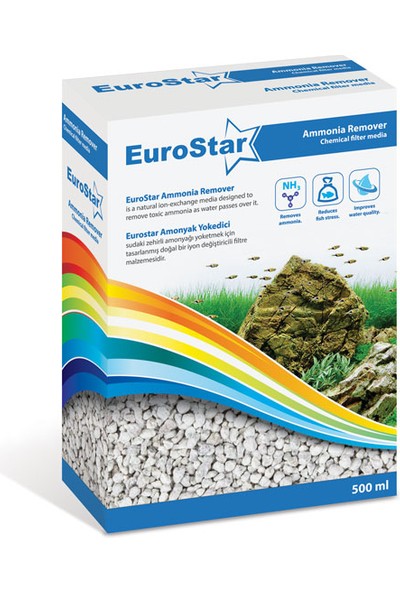 Durbuldum Eurostar Amonyak Giderici Zeolite Filtre Malzemesi 500 ml Durbuldum Eurostar Amonyak Giderici Zeolite Filtre Malzemesi 500 ml