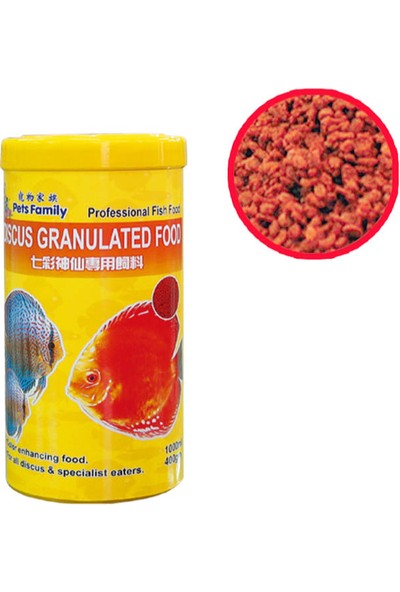 Durbuldum Pets Famıly Discus Granül Yem 500 ml