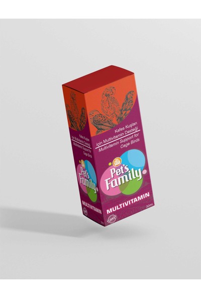 Durbuldum Pets Family Kuş-Multi Vitamin Adec 30ML