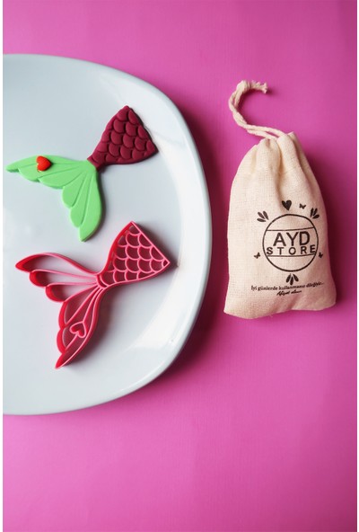 Ayd Boss Deniz Kızı Kurabiye Kalıbı Denizkızı Hamur Kesici Şekillendirici Kalıbı