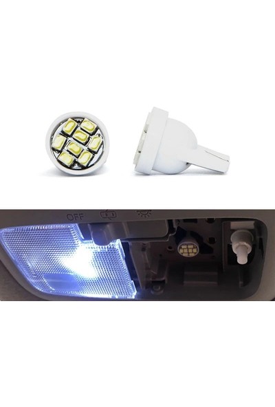 Balp T10 Park Ampulü Dipsiz Led Her Araca Uyar Bagaj Plaka Iç Aydınlatma Beyaz 10'lu Balp T10 Park Ampulü Dipsiz Led Her Araca Uyar Bagaj Plaka Iç Aydınlatma Beyaz 10'lu