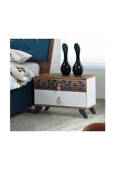 Sivas Gözde Mobilya Konfor Modern Tarz Komodin 45 x 43 x 59 cm