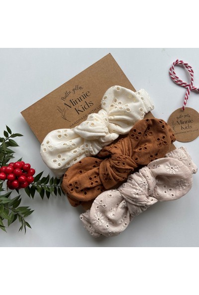 Minnie Kids Minniekids Kız Bebek/çocuk Fistolu Lastikli Tavşan Kulak Bandana