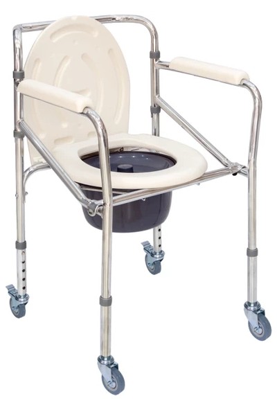 Drmix Tekerlekli Kovalı Komot- Tuvalet Sandalyesi Drmix Tekerlekli Kovalı Komot- Tuvalet Sandalyesi