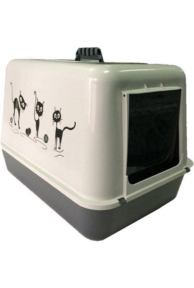 E Life Tasarım Lüks Kapalı Kedi Tuvaleti