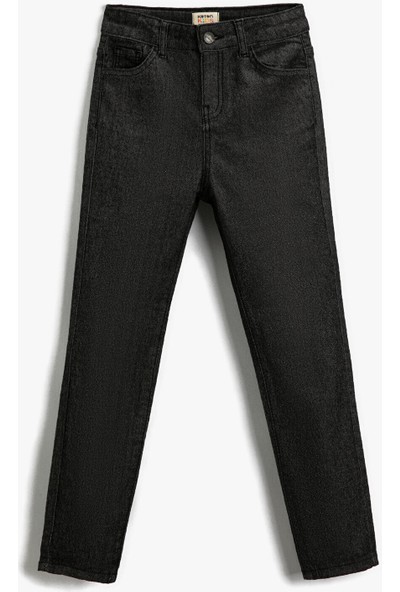 Koton 2Ykb46277Dd Normal Bel Standart Kalıp Düz Siyah Erkek Çocuk Denim Pantolon Koton 2Ykb46277Dd Normal Bel Standart Kalıp Düz Siyah Erkek Çocuk Denim Pantolon