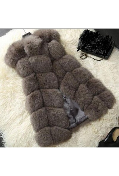 Vandor Girls Vandorgirls Kadın Faux Kürk Jile Kolsuz Mont Kışlık Yelek (Yurt Dışından) Vandor Girls Vandorgirls Kadın Faux Kürk Jile Kolsuz Mont Kışlık Yelek (Yurt Dışından)