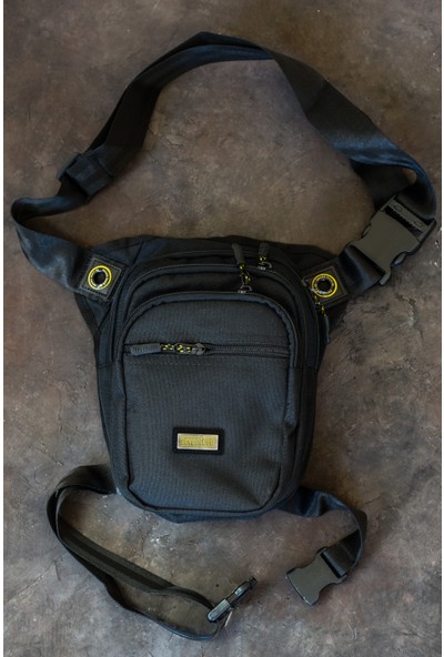 Imaks Çok Gözlü Unisex Siyah Bel Bacak Omuz Motorcu Kurye Çantası Imaks Çok Gözlü Unisex Siyah Bel Bacak Omuz Motorcu Kurye Çantası