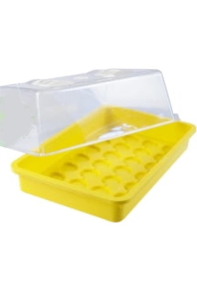 Windhager Fide Tohum Yetiştirme Tepsisi ve Kapağı Sarı 38 x 24 x 6cm Windhager Fide Tohum Yetiştirme Tepsisi ve Kapağı Sarı 38 x 24 x 6cm