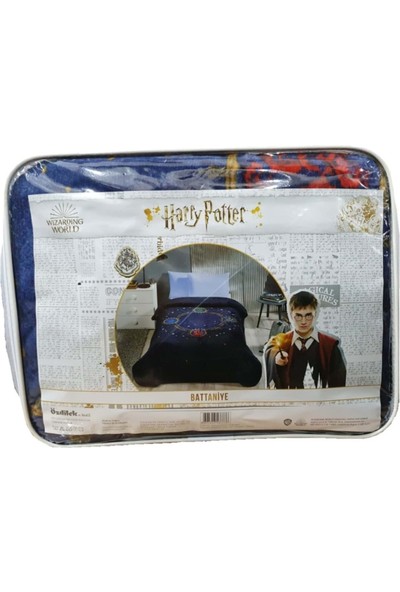Özdilek Lisanslı Tek Kişilik Çocuk Battaniye-Harry Potter Hogwarts