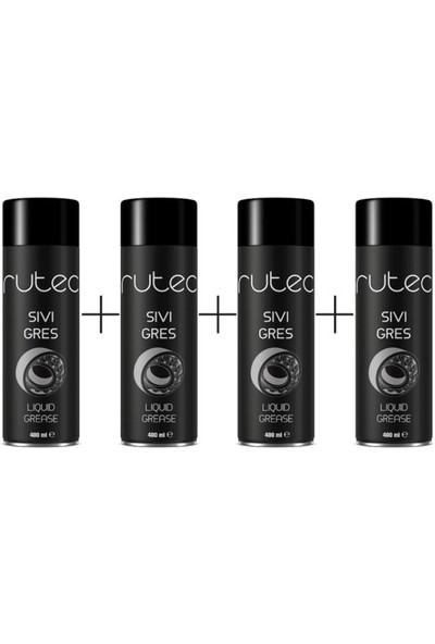 Rutec Sıvı Gres 400 ml 4'lü (SKT 2024) Rutec Sıvı Gres 400 ml 4'lü (SKT 2024)