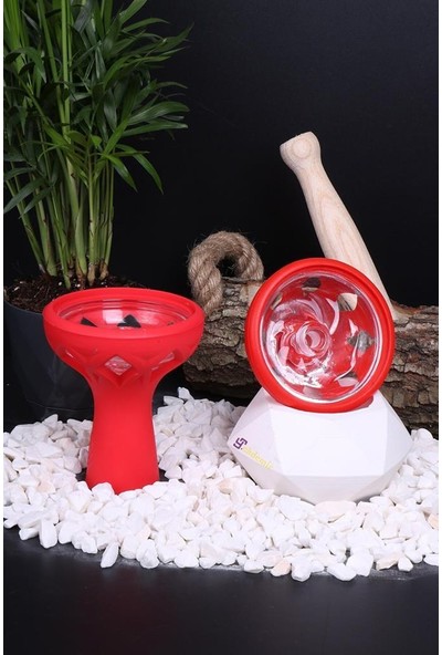 Hd Marketim Vitria Bölmeli Silikon Cam Lüle Nargile Lülesi Samsaris Lüle Kırmızı Hd Marketim Vitria Bölmeli Silikon Cam Lüle Nargile Lülesi Samsaris Lüle Kırmızı
