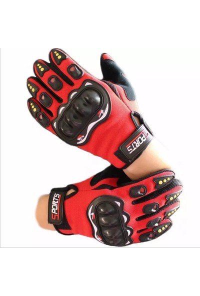 Sport Motosiklet Eldiveni Mevsimlik Uzun Eldiven M-L-Xl