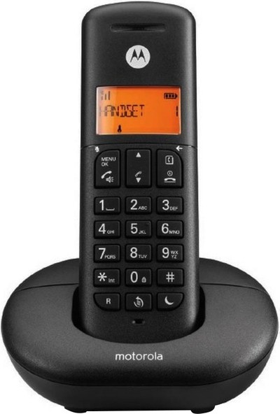 Motorola E-201 Handsfree Dect Telsiz Telefon Motorola E-201 Handsfree Dect Telsiz Telefon