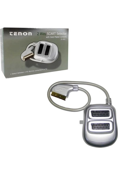 Tenon Scart Çoklayıcı Dağıtıcı Ikili Butonlu Tenon Scart Çoklayıcı Dağıtıcı Ikili Butonlu