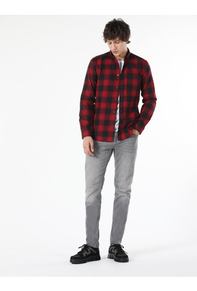 Colin's Kırmızı Erkek Gömlek U.kol Colin's Kırmızı Erkek Gömlek U.kol