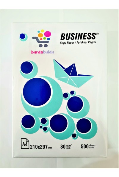 Burdabuldu A4 Fotokopi Kağıdı 80GR 500 Yaprak Burdabuldu A4 Fotokopi Kağıdı 80GR 500 Yaprak
