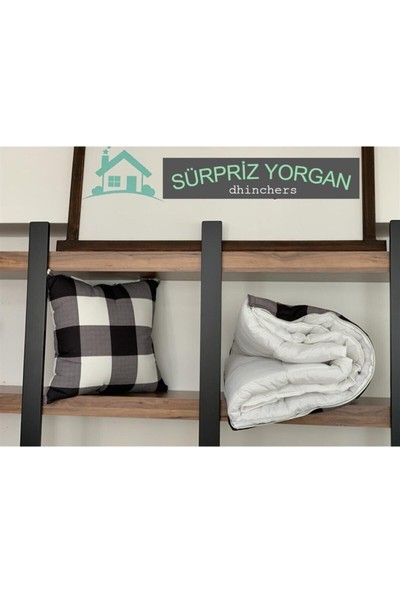 Dhinchers Dhinchers Tek Kişilik Microfiber Kumaşlı Açılınca Yorgan Olabilen Sürpriz Yorgan 150 x 200 cm Desenli