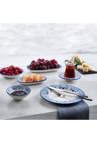 Schafer Sophie Kahvaltı Takımı 32 Parça Lacivert