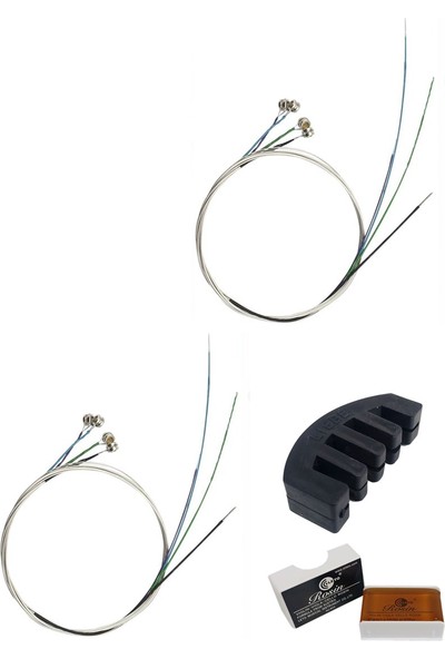 Midex Kmc-401x 2'li Paket Keman Teli Seti Profesyonel (2 Takım TEL + Susturucu + Reçine) Midex Kmc-401x 2'li Paket Keman Teli Seti Profesyonel (2 Takım TEL + Susturucu + Reçine)