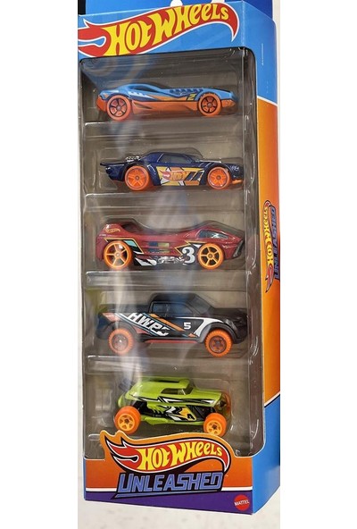 Hot Wheels Beşli Araba Seti Unleashed HFV79