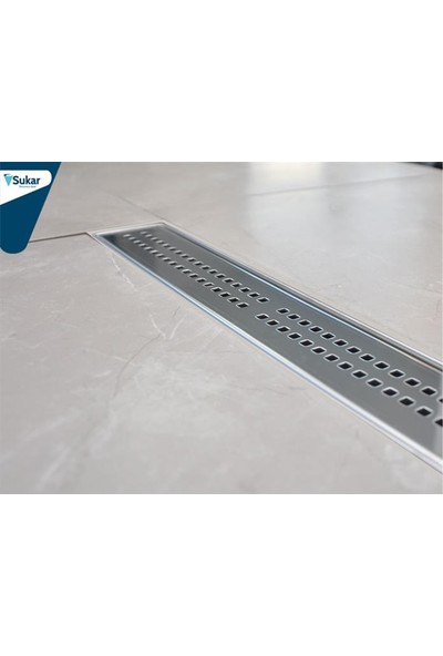 İstanbul e-Hırdavat Duş Kanalı Paslanmaz Süzgeç Q50 Çıkış Sukar 40 cm İstanbul e-Hırdavat Duş Kanalı Paslanmaz Süzgeç Q50 Çıkış Sukar 40 cm