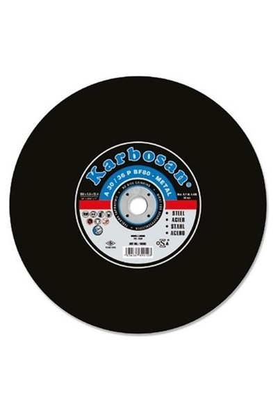 Karbosan 300 x 3.0 x 25,4 cm Metal Kesme Taşı 10 Adet Karbosan 300 x 3.0 x 25,4 cm Metal Kesme Taşı 10 Adet