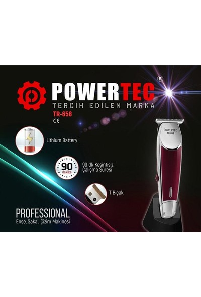 Durbuldum Powertec TR-658 T Bıçak Tıraş Makinesi