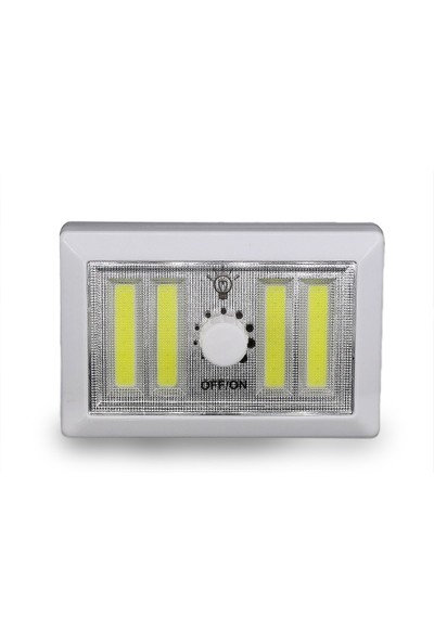 4 Ledli Pilli LED Lamba Güç Ayarlı LED Portatif Lamba LED Işık - Mıknatıslı Yapışkanlı 4 Ledli Pilli LED Lamba Güç Ayarlı LED Portatif Lamba LED Işık - Mıknatıslı Yapışkanlı