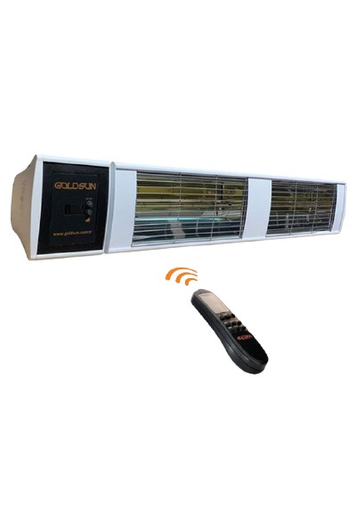 Goldsun Supra Plus 2400W - 4000W Kademeli Kumandalı Açık Alan Isıtıcı Goldsun Supra Plus 2400W - 4000W Kademeli Kumandalı Açık Alan Isıtıcı