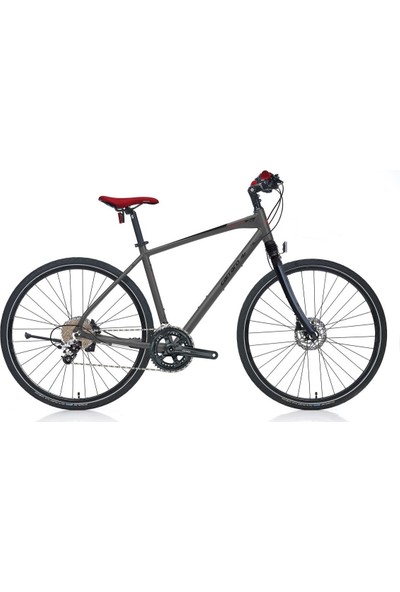 Carraro Sportıve 250 Erkek Şehir Bisikleti 508H Hd 28 Jant 22 Vites Mat Antrasit-Siyah-Kırmızı
